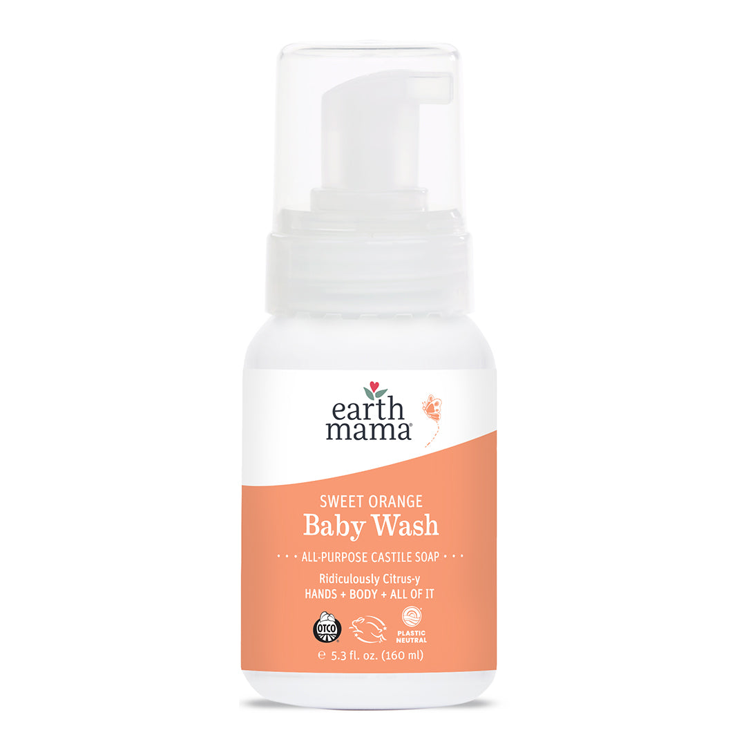 Earth Mama Sweet Orange Baby Wash 5.3 fl oz