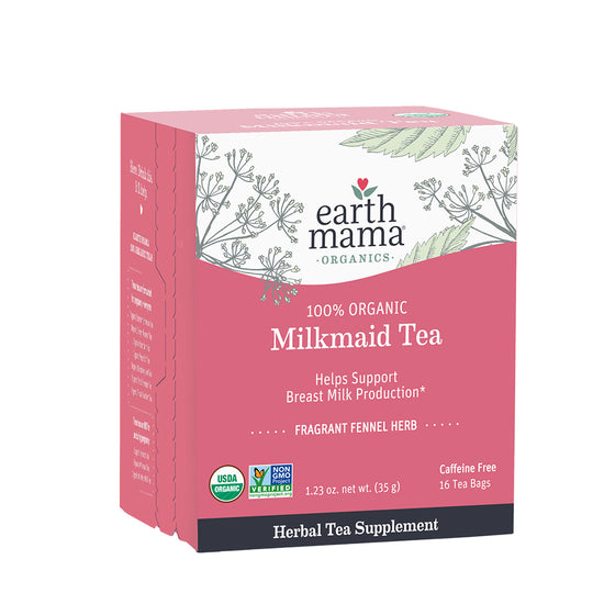 Organic Milkmaid Tea for Breastfeeding | Earth Mama