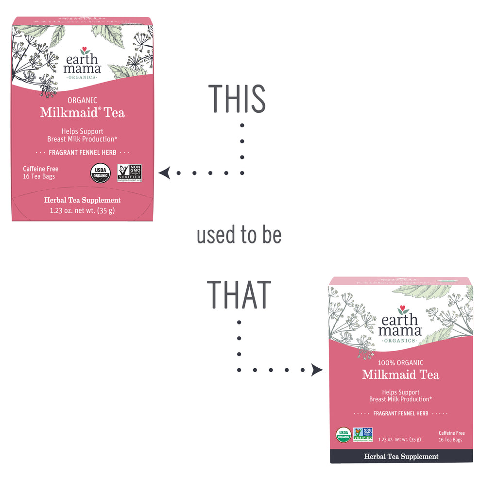 Organic Milkmaid Tea for Breastfeeding | Earth Mama