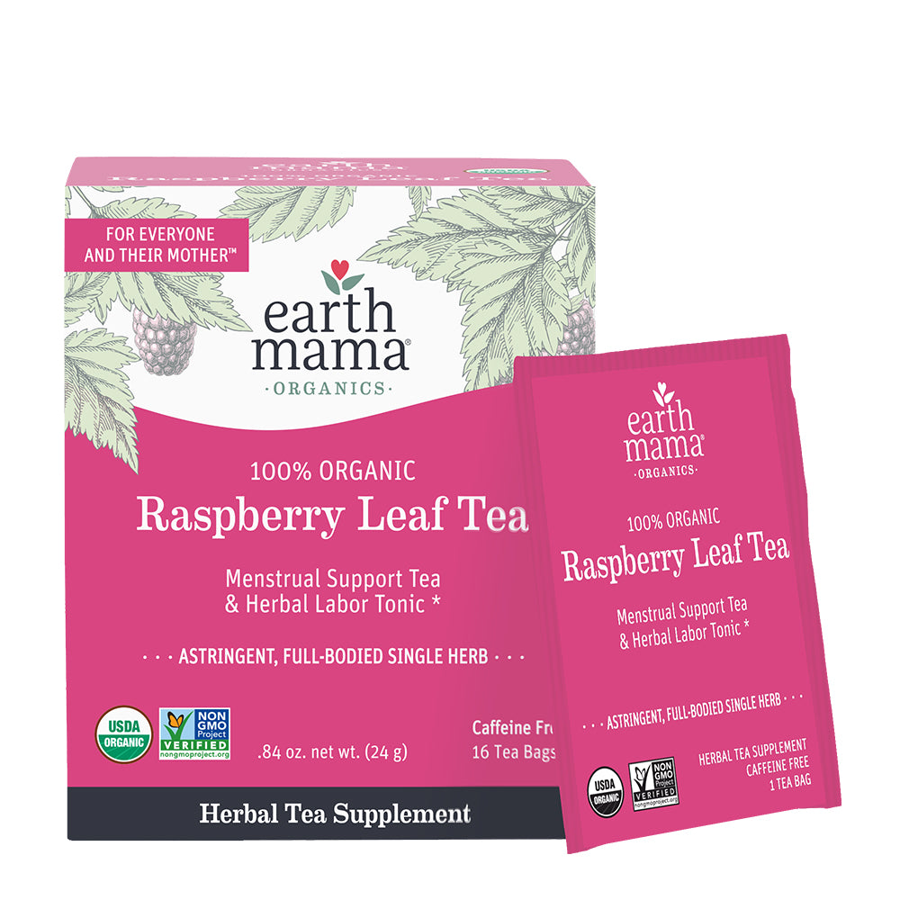 Organic Raspberry Leaf Tea | Earth Mama