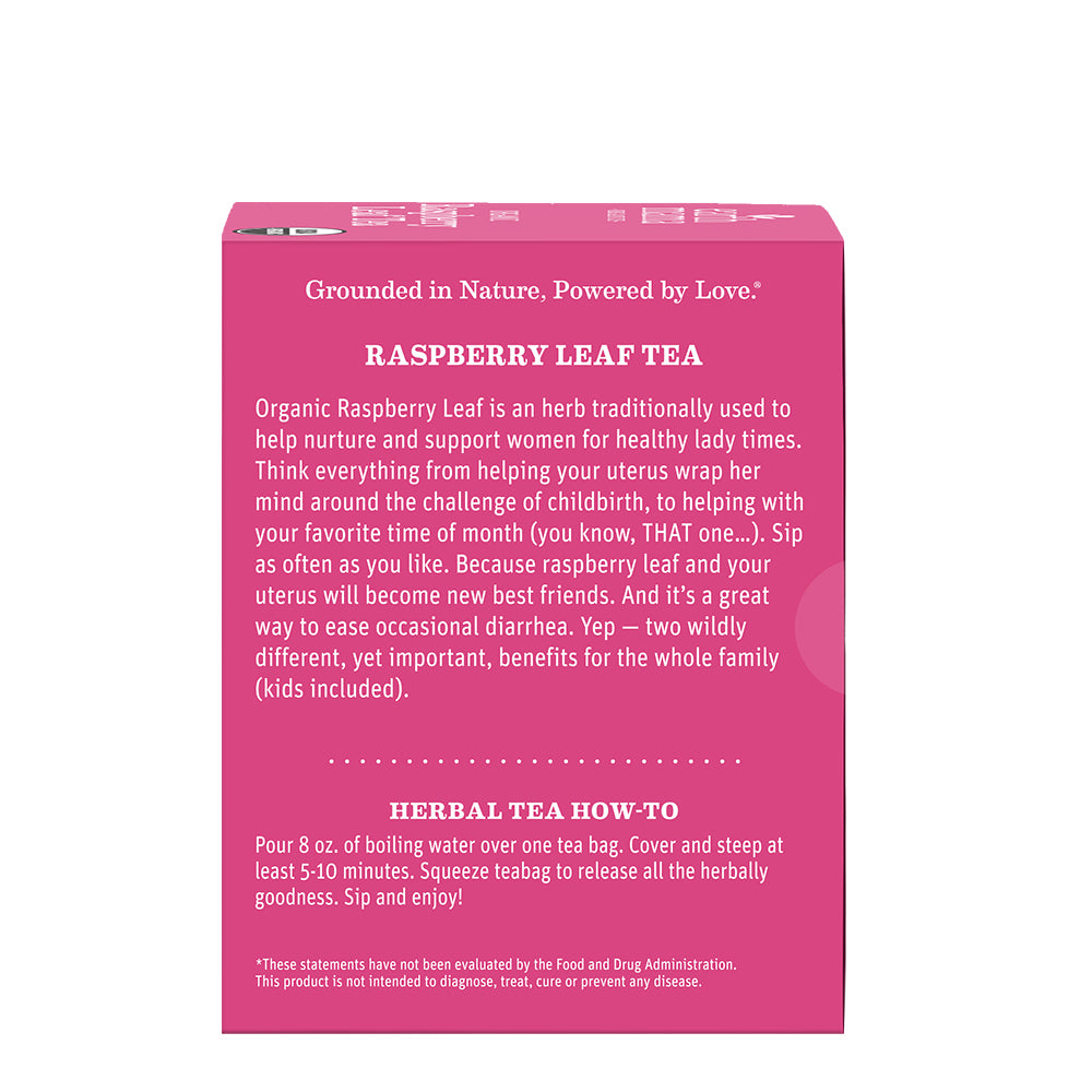 Organic Raspberry Leaf Tea | Earth Mama