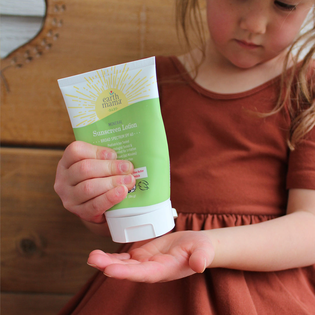 Mineral Sunscreen for the Whole Family | Earth Mama