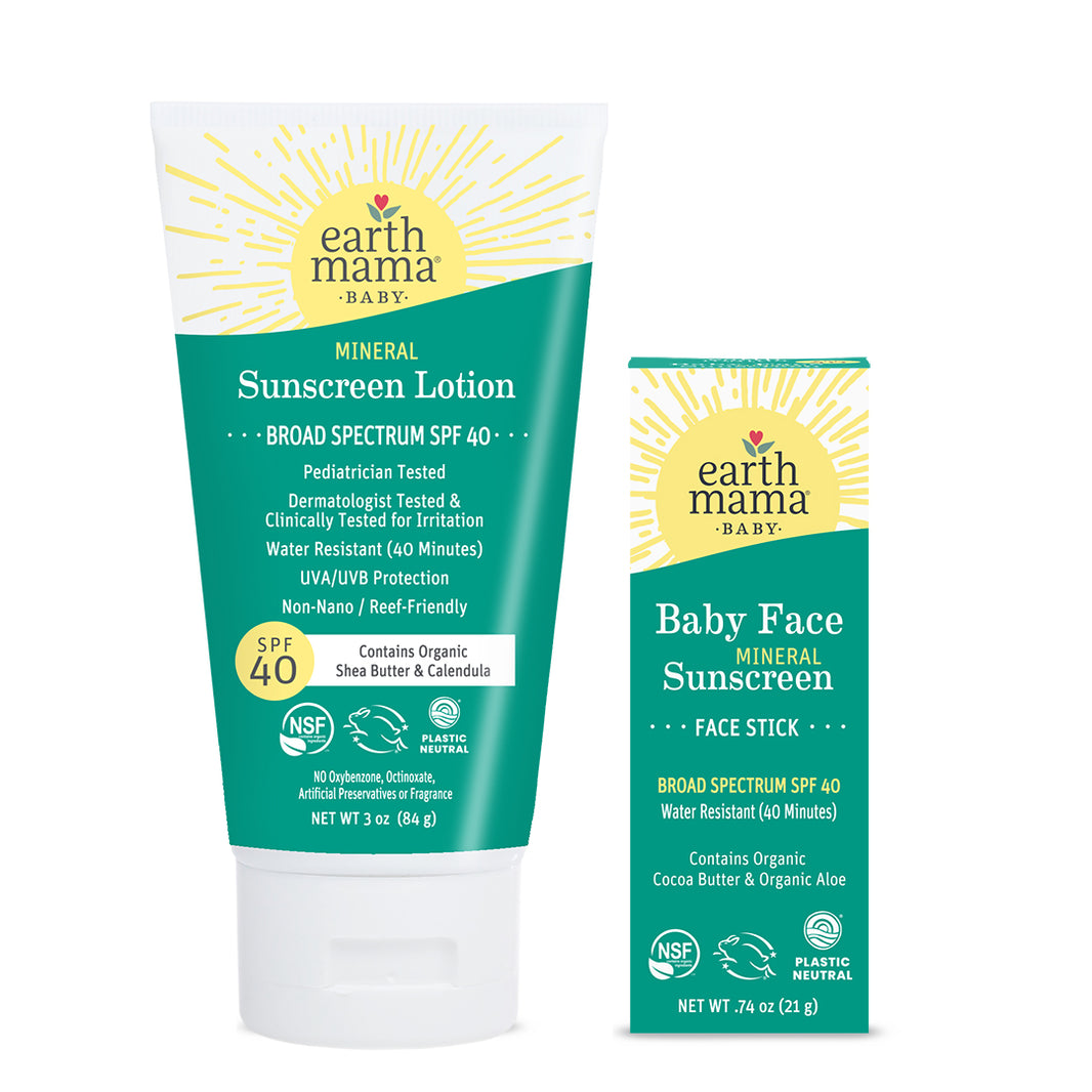 Mineral Sunscreen for the Whole Family | Earth Mama